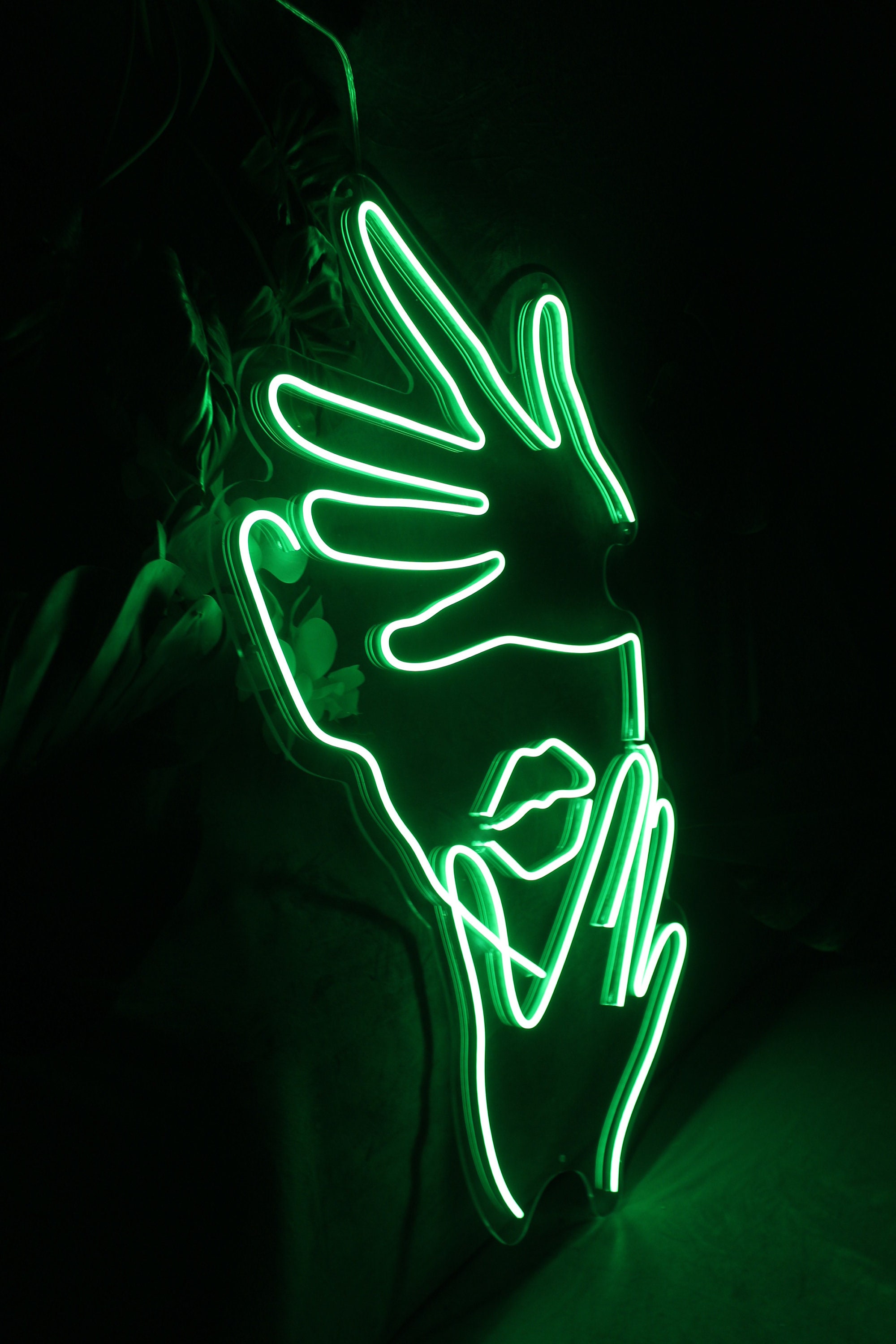 Women Face Neon Sign I Woman LED Sign, Girl Face Neon Light I Beauty ...