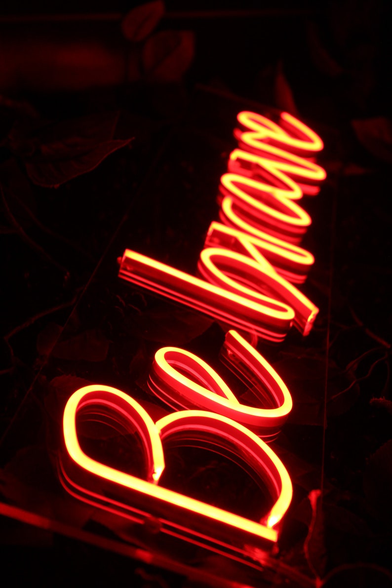 Be Brave Neon Sign, Home Decor, Neon Sign Decor, Nursery Wall Decor ...