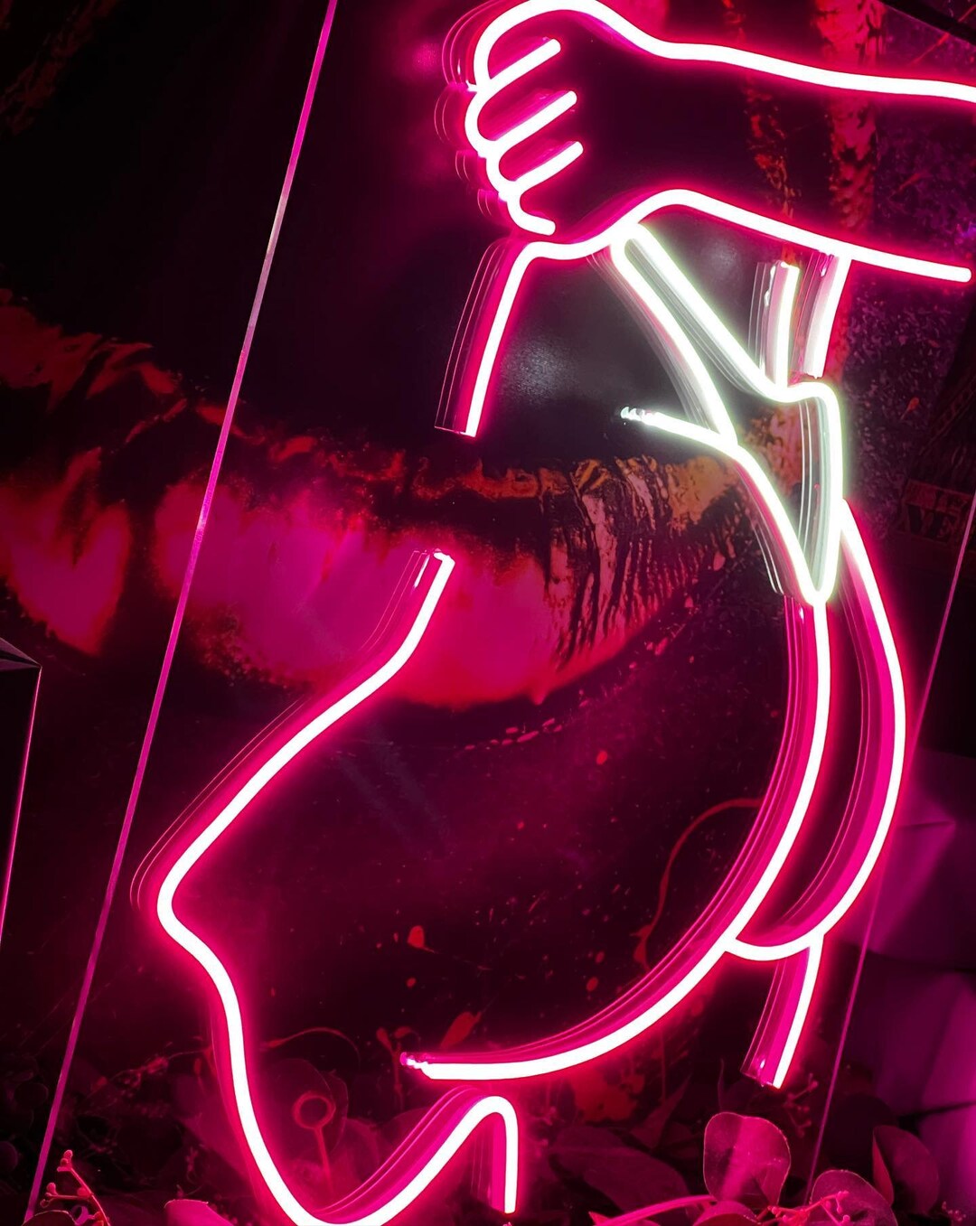 Woman Body Neon Sign, Lady Neon Sign, Custom Neon Light, Woman Body ...