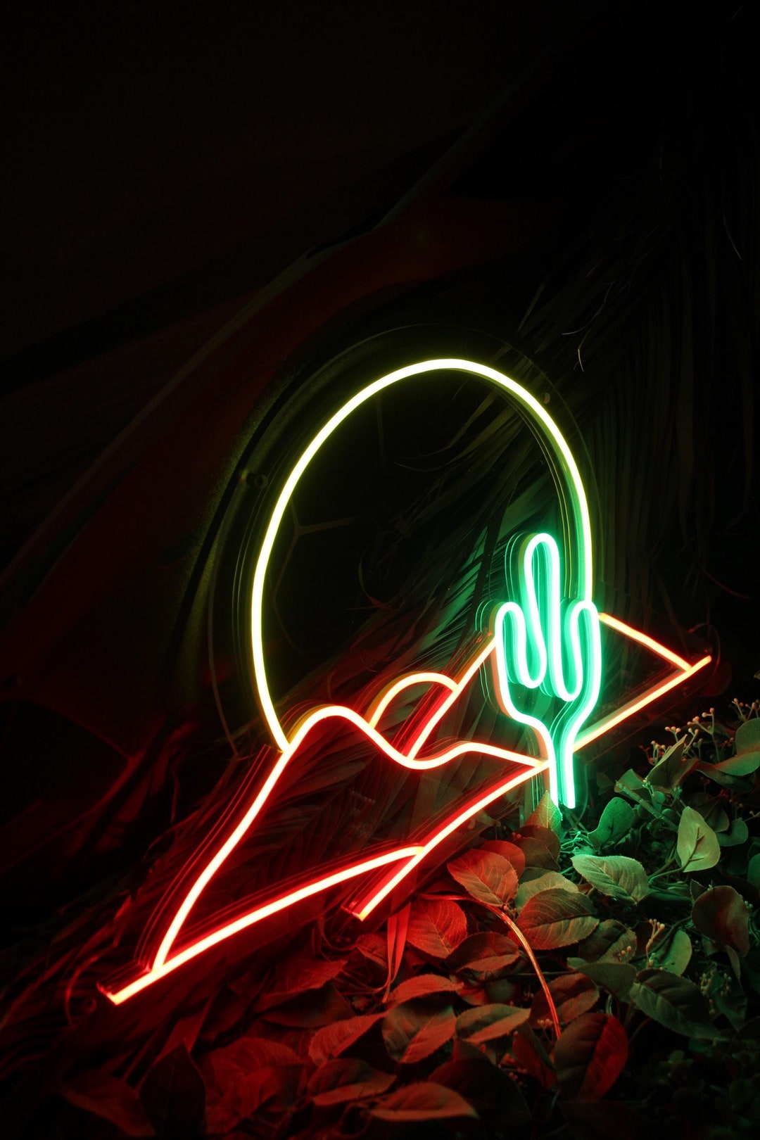 Custom Mountain Neon Sign, Cowboy Neon Sign, Texas Sign Custom, Cowboy ...