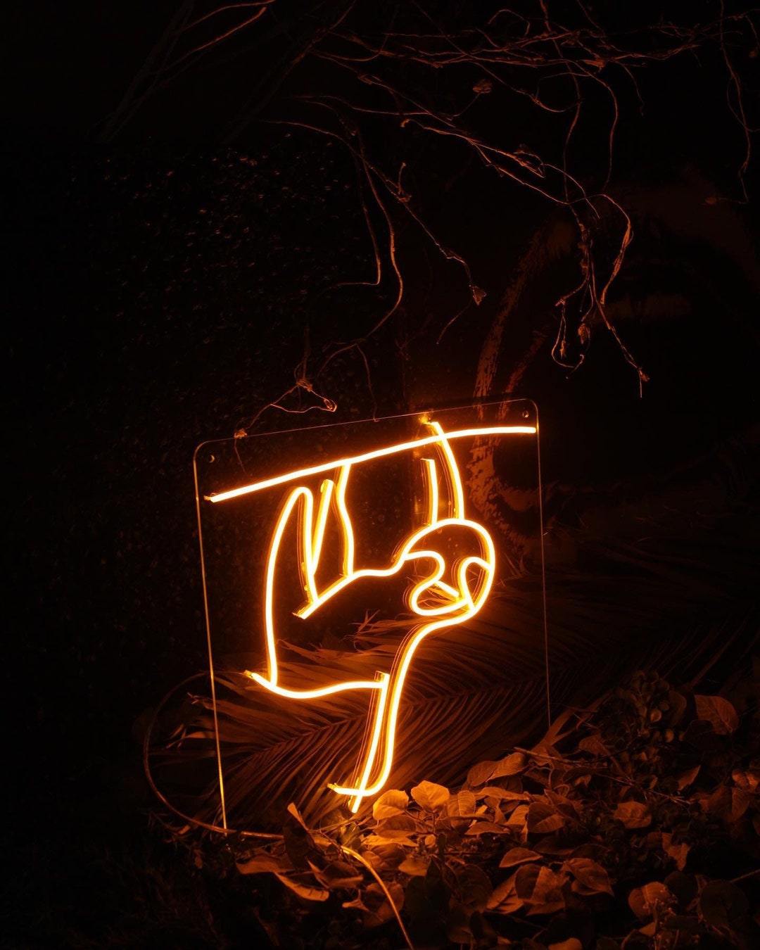 Sloth Neon Light, Sloth Decor, Animal Neon Sign Bedroom Decor, Sloth ...
