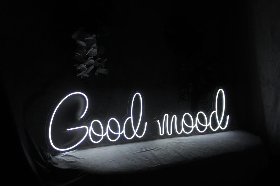 Good Mood LED Neon Sign, Personalized Night Light - Etsy