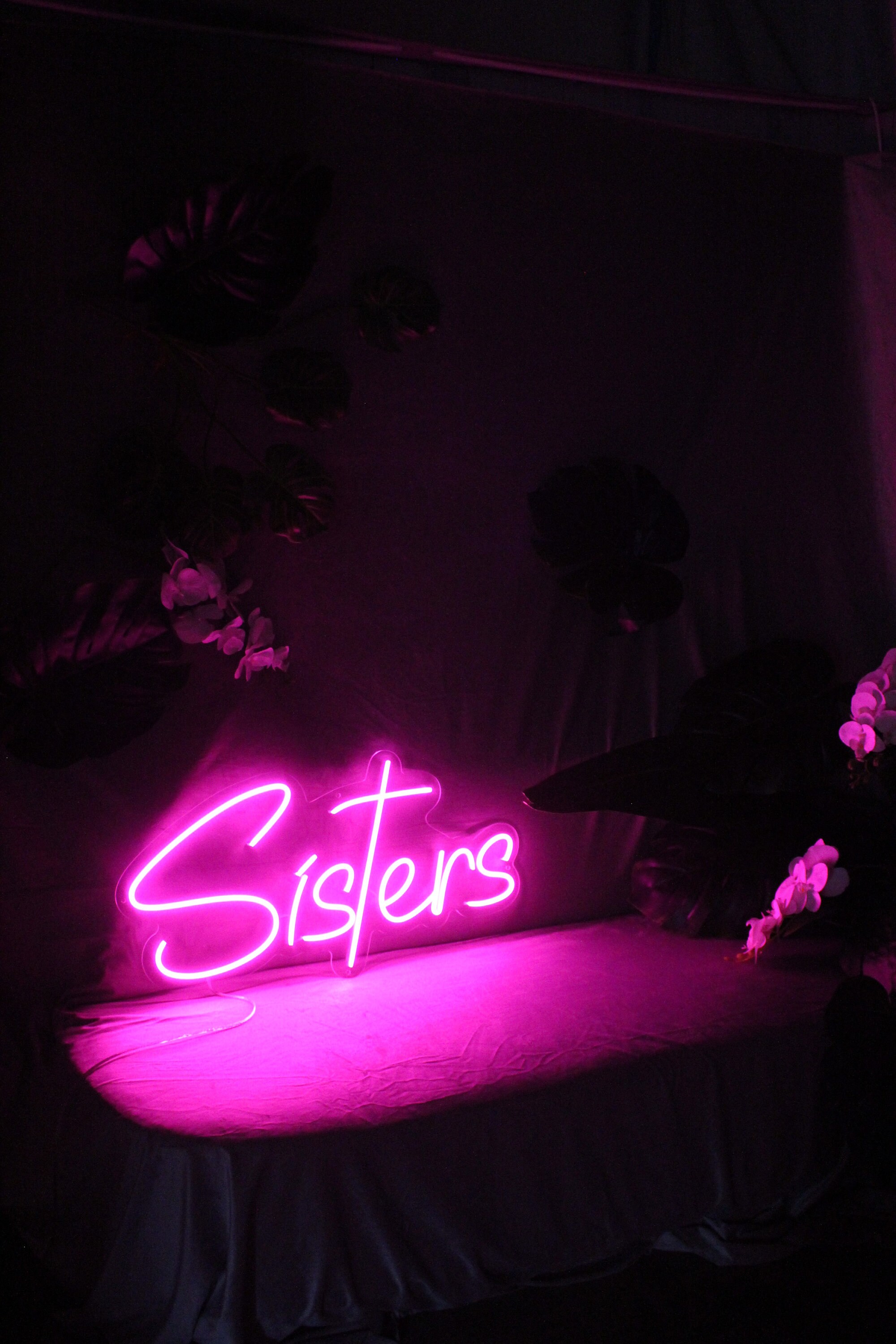 Sisters Neon Sign, Custom LED Wall Art, Personalized Gift for Sisters ...