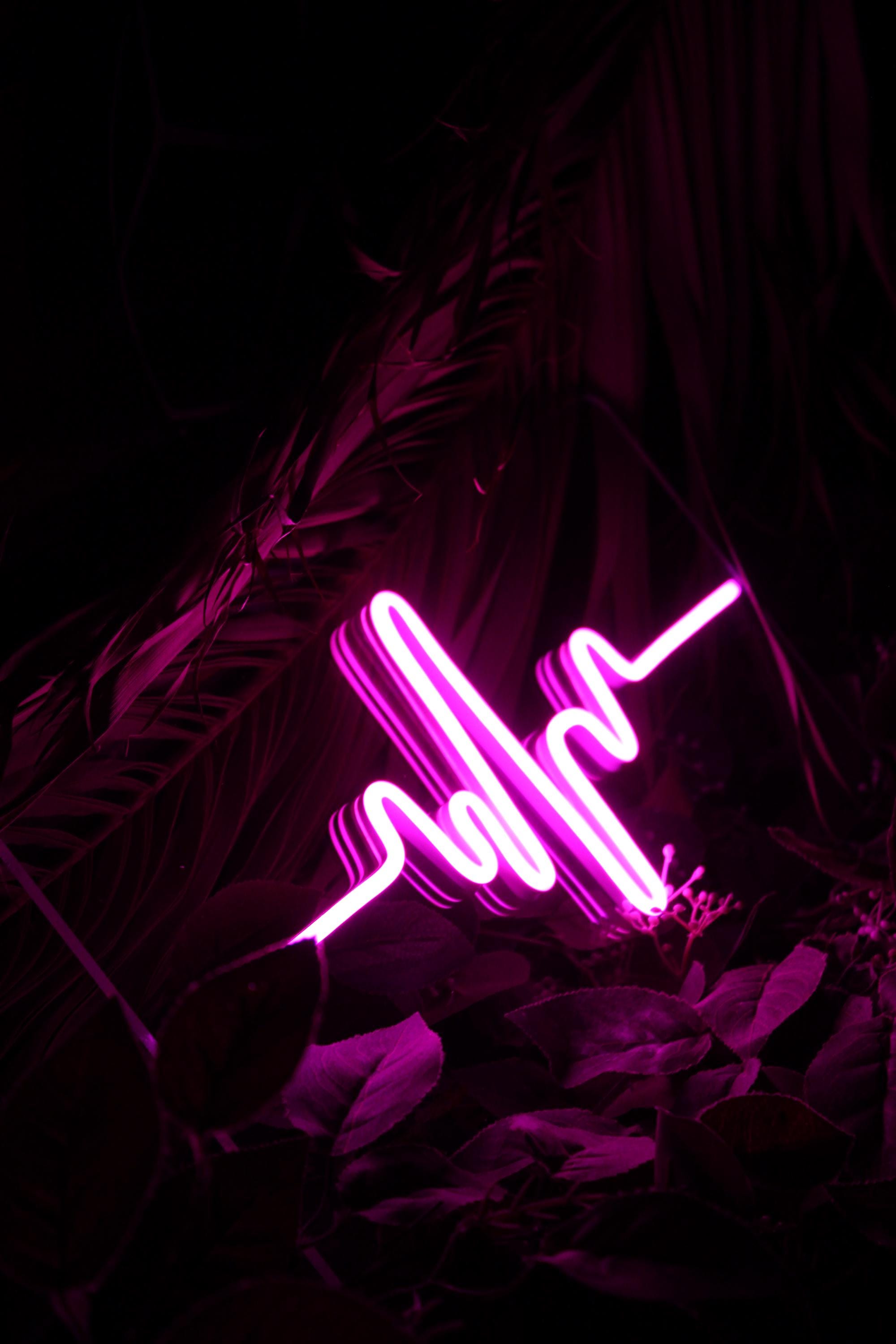 Heartbeat Line Neon Sign, Healthcare, Heartbeat Pulse, Heart Beat Pulse ...