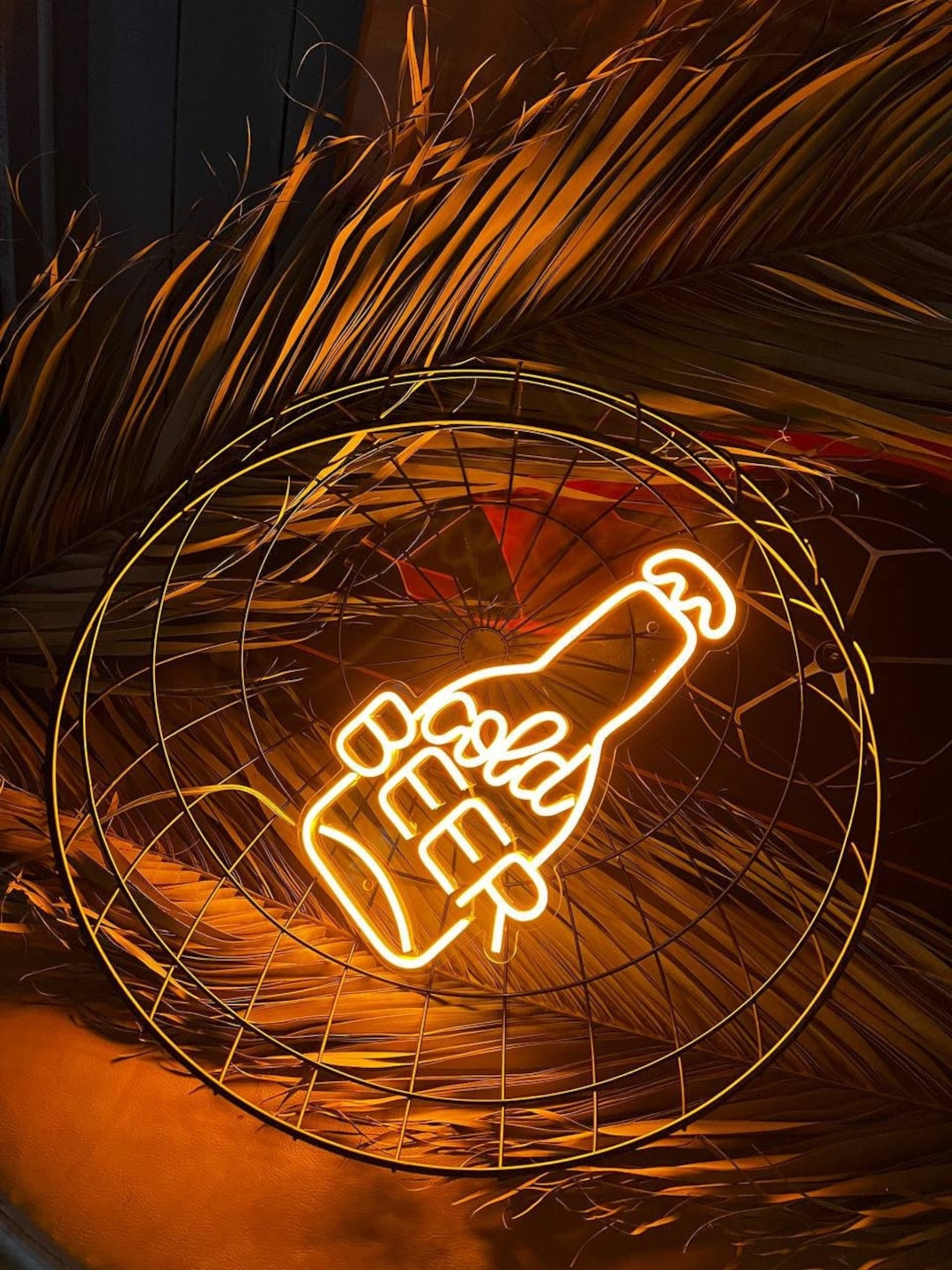 Neon Beer Sign, Vintage Beer Neon Sign, Led Beer Sign, Light up Beer ...