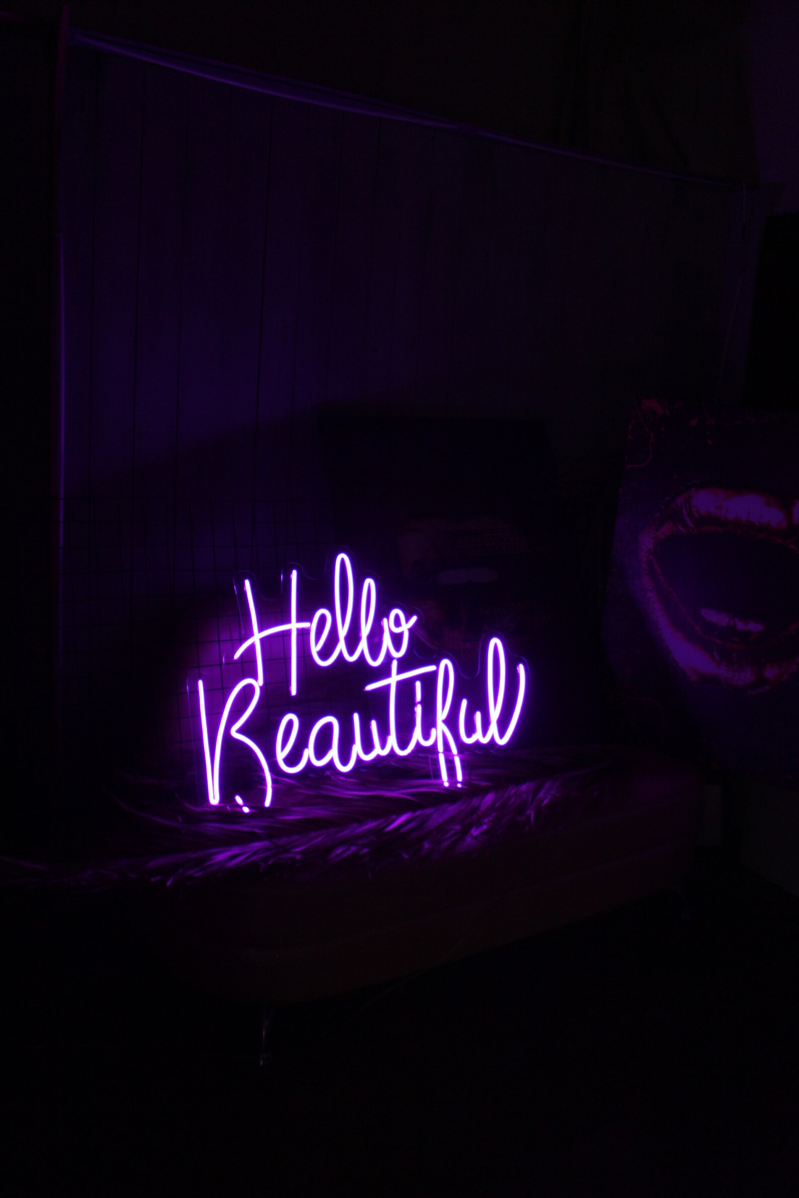 Hello Beautiful Neon Sign I LED Light Sign, Bedroom Decoration ...