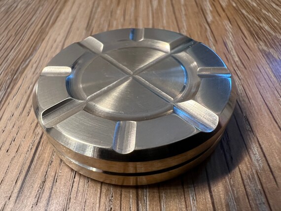 The Orbit Haptic Coin / Fidget / Worry Coin / Brass EDC / - Etsy Sweden