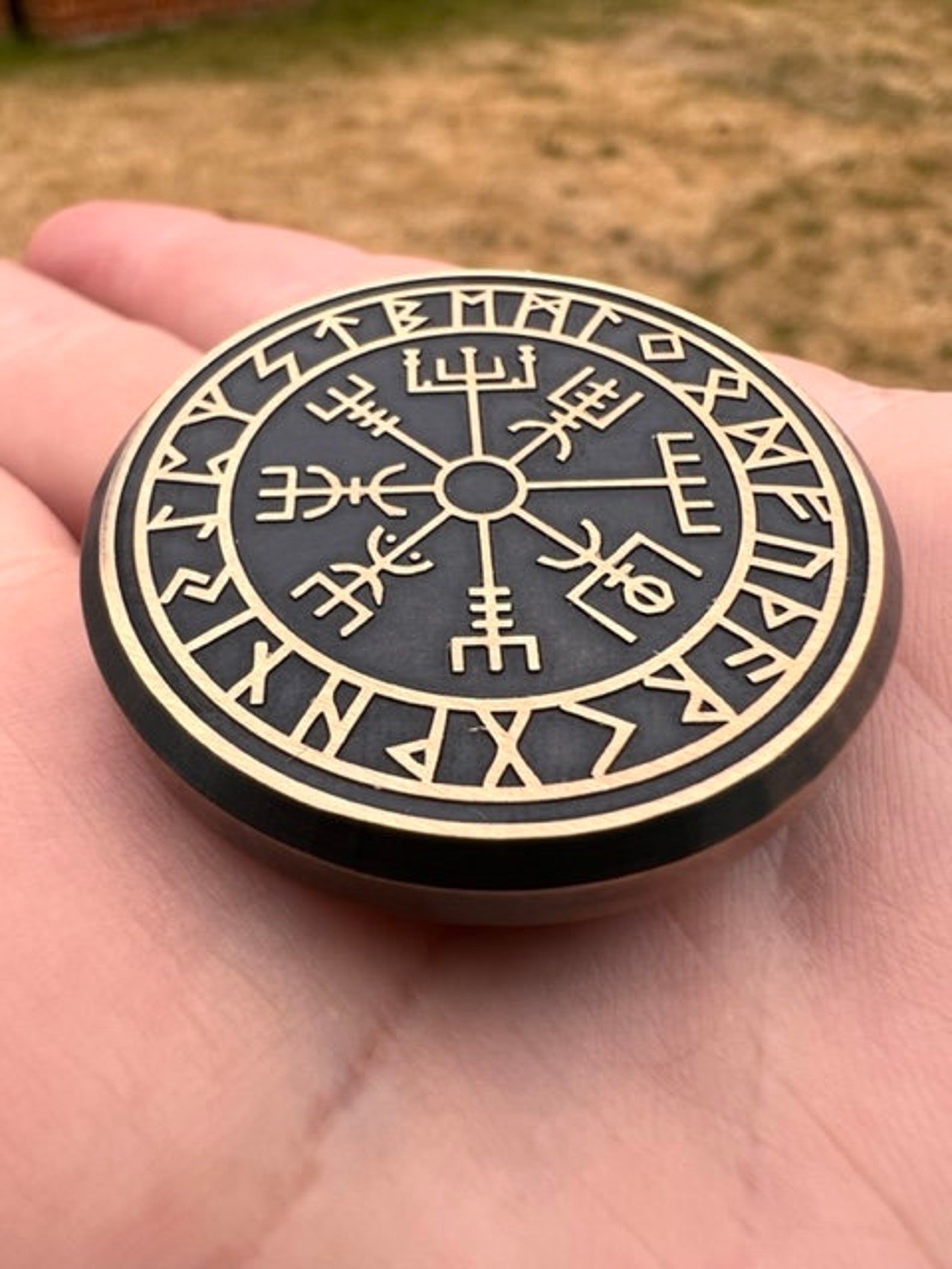 Interruptor Vegvisir / Brújula vikinga / Brújula nórdica / - Etsy España
