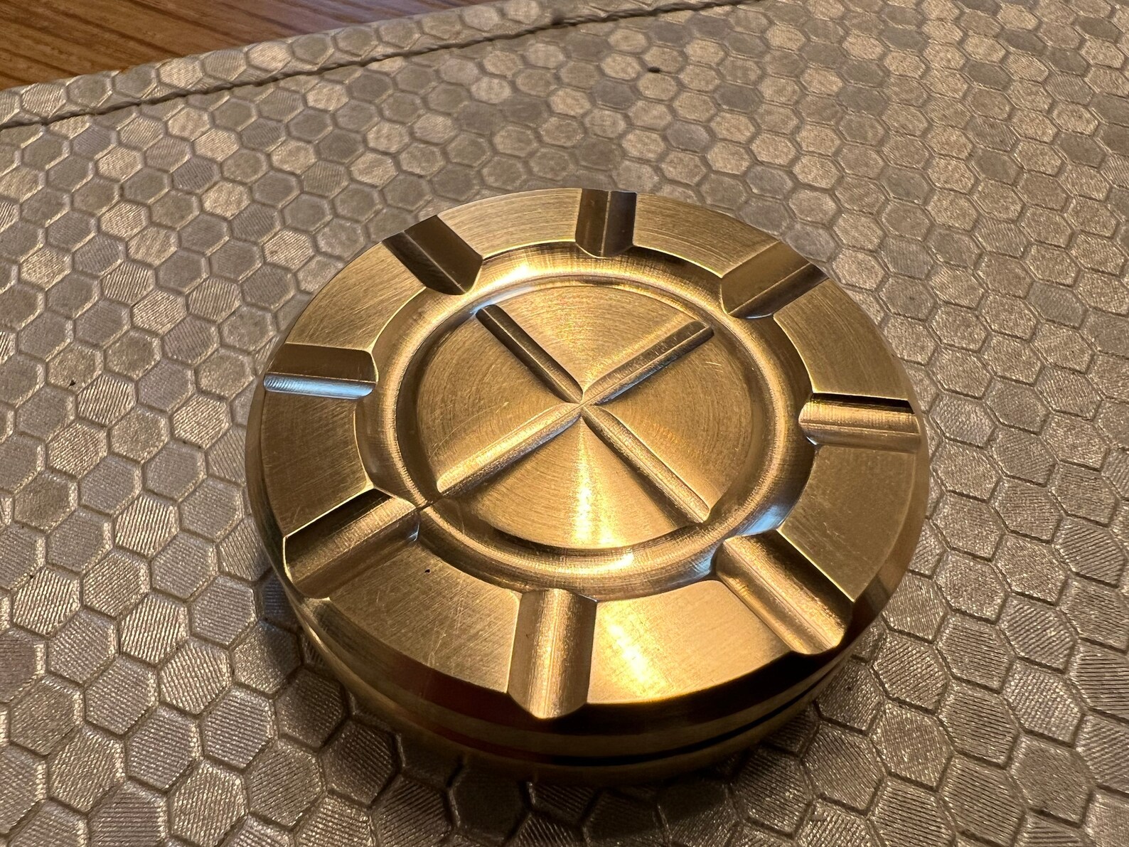 The Orbit Haptic Coin / Fidget / Worry Coin / Brass EDC / - Etsy Sweden