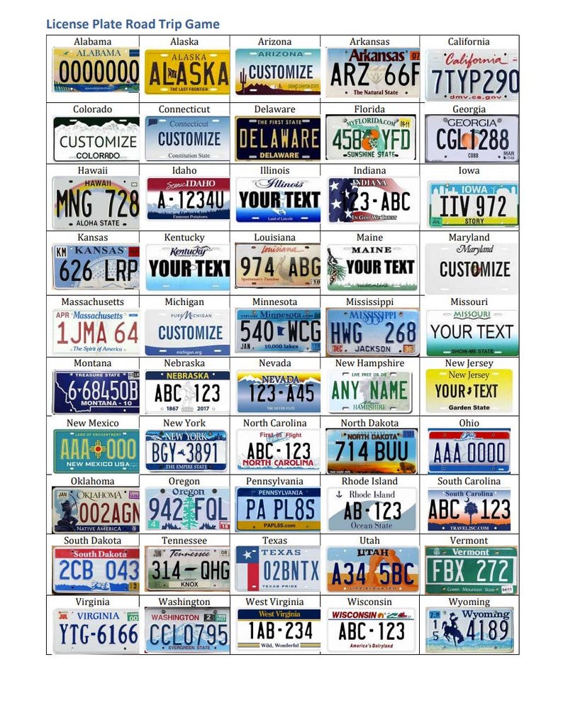 Road Trip Games Printable PDF | Kids Travel Games Pack | Scavenger Hunt ...