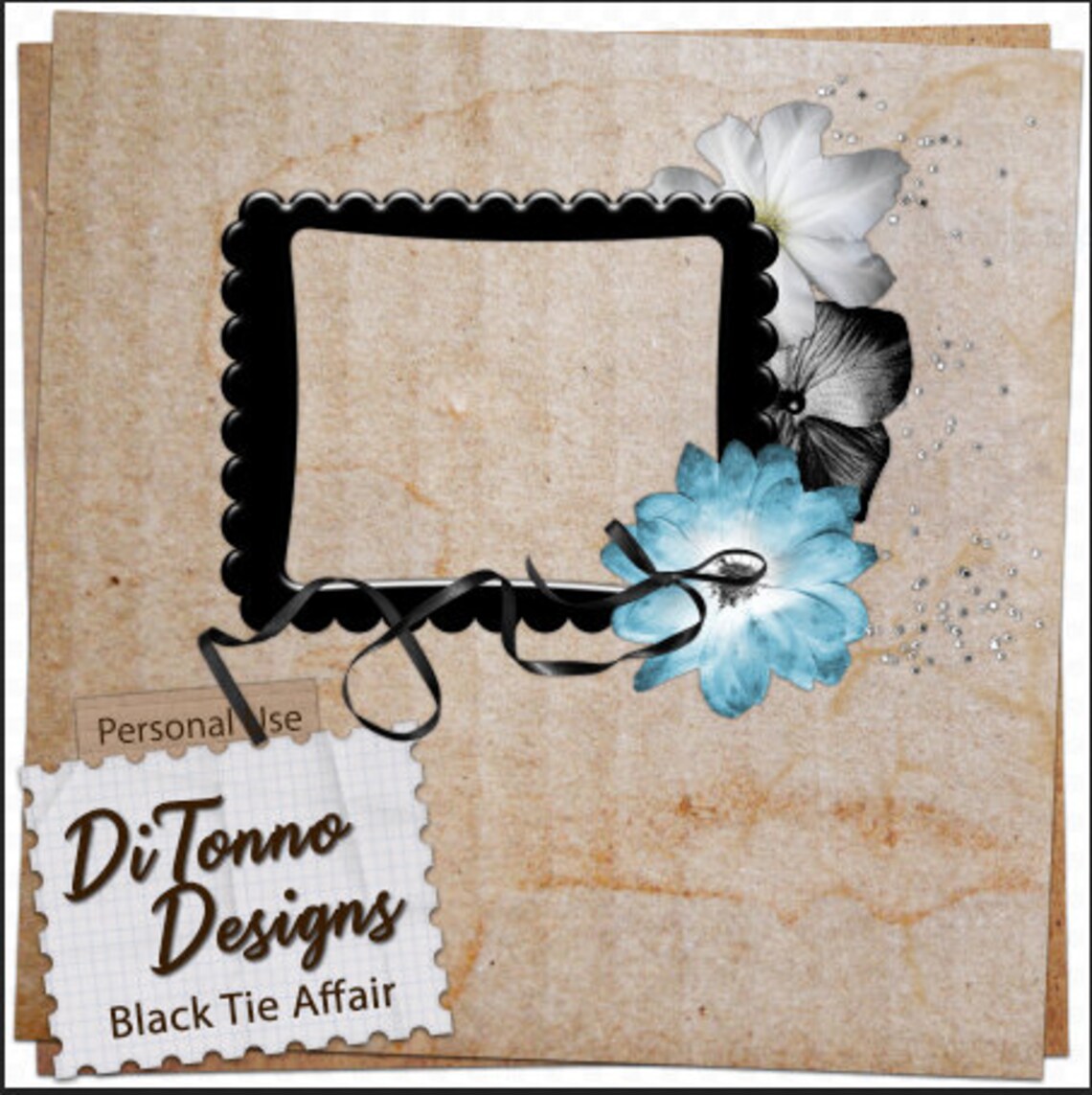 Digital Scrapbook Kit 12x12 | Print Ready Electronic Files - Background ...