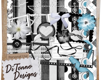 Digital Scrapbook Kit 12x12 Print Ready Electronic Files - Etsy