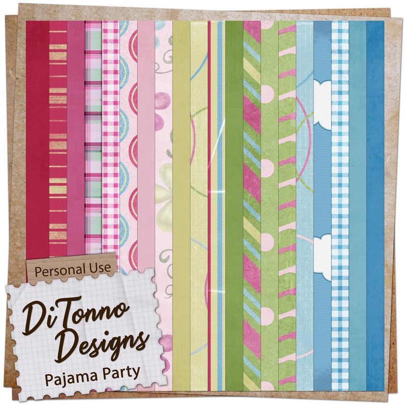 Digital Scrapbook Kit 12x12 | Print Ready Electronic Files - Background ...