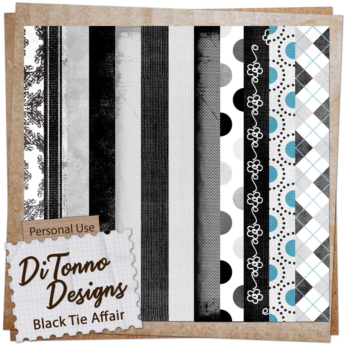 Digital Scrapbook Kit 12x12 | Print Ready Electronic Files - Background ...