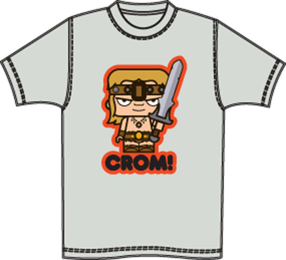 CROM Conan the Barbarian Arnold Schwarzenegger Vintage Movie - Etsy