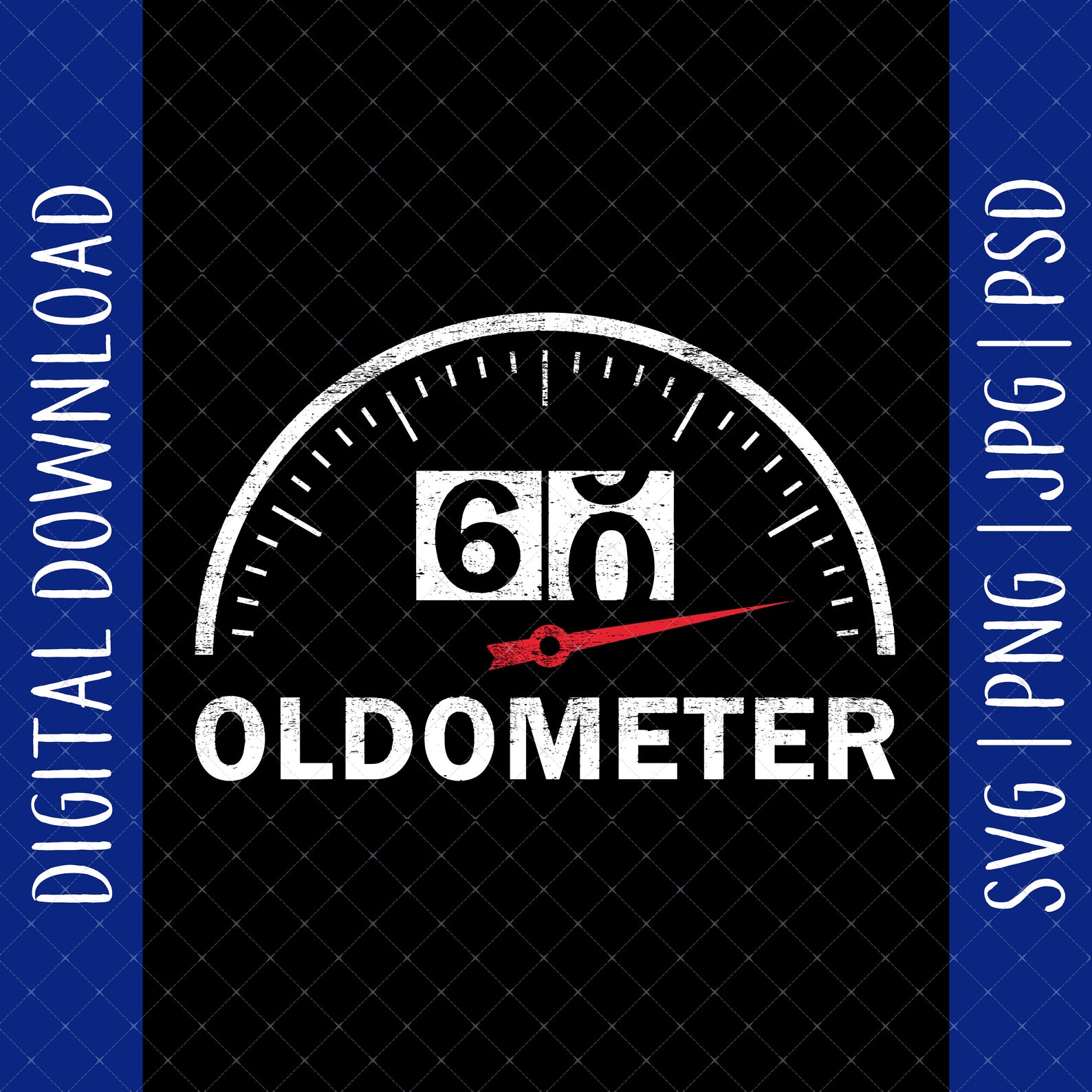 60 Oldometer 60th Birthday Digital Download - 60th Birthday Gifts for ...