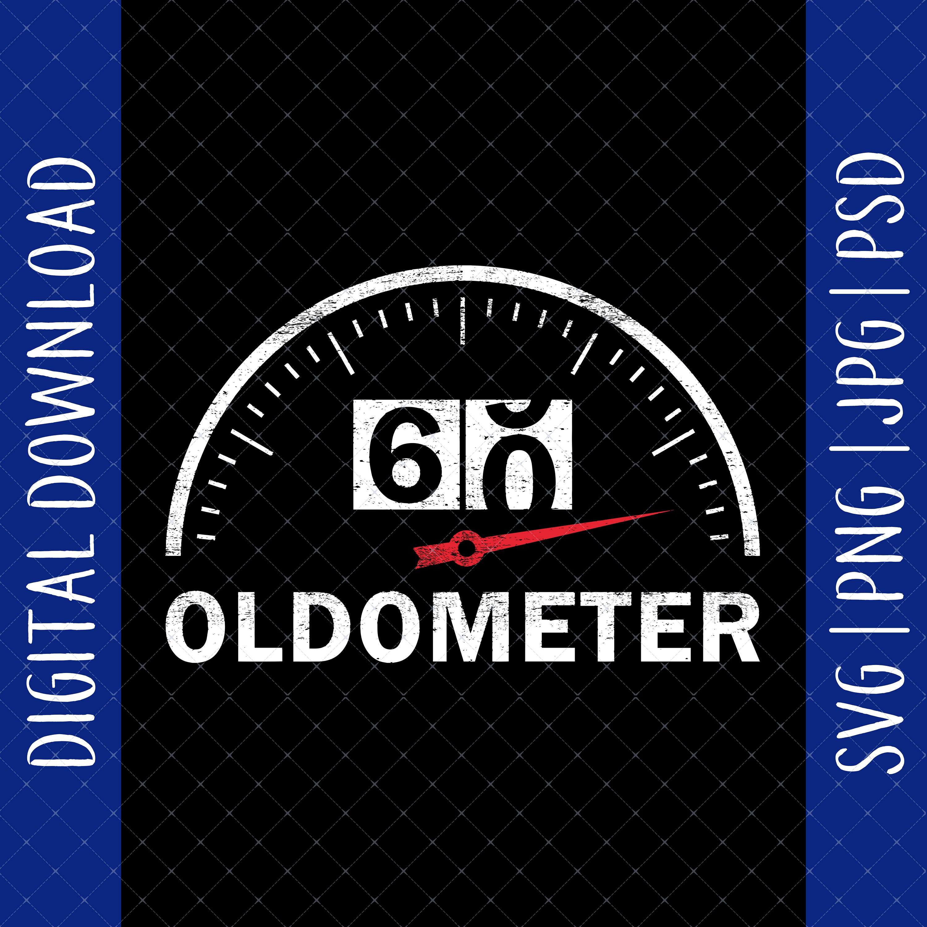 60 Oldometer 60th Birthday Digital Download - 60th Birthday Gifts for ...