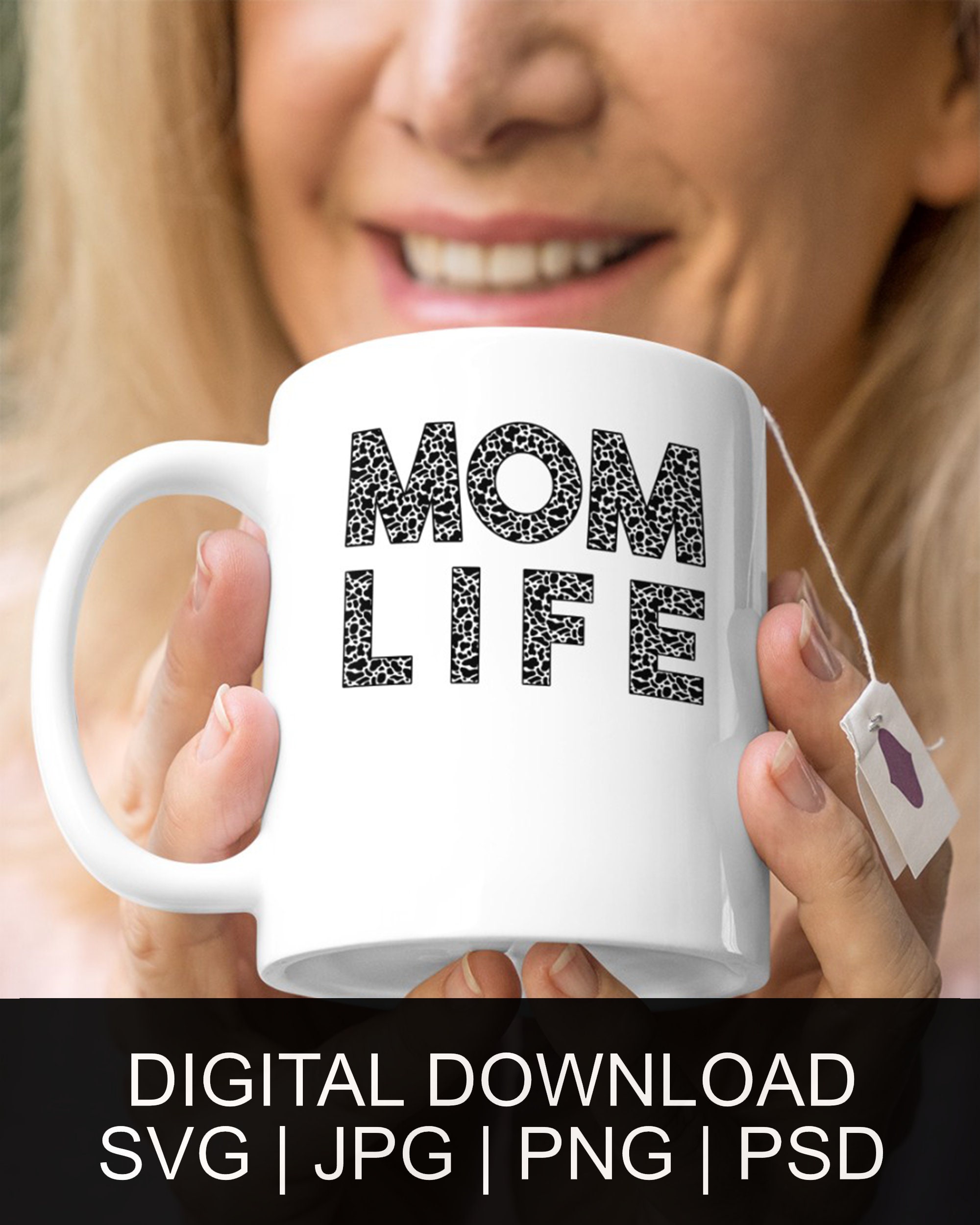 Mom Life Digital Download Mom Life Svg Momlife Svg Leopard - Etsy