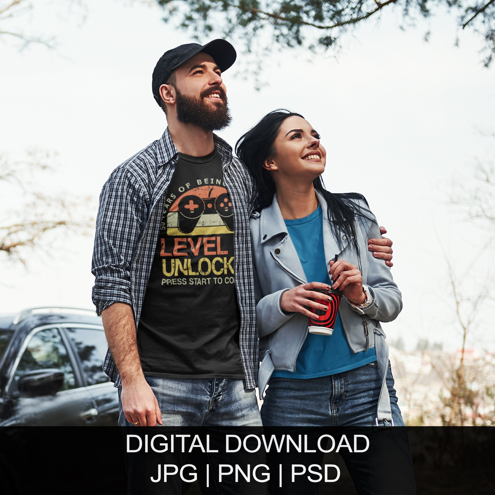 Level 50 Unlocked 50th Birthday Digital Download 50th - Etsy