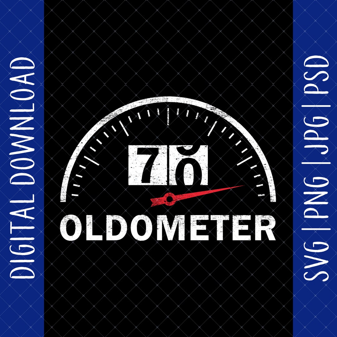 70 Oldometer 70th Birthday Digital Download - 70th Birthday Gifts for ...