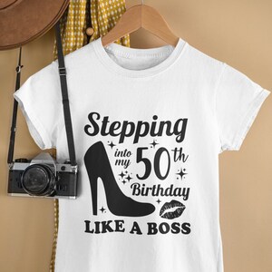 Stepping Into My 50th Birthday Digital Download 50 Birthday - Etsy