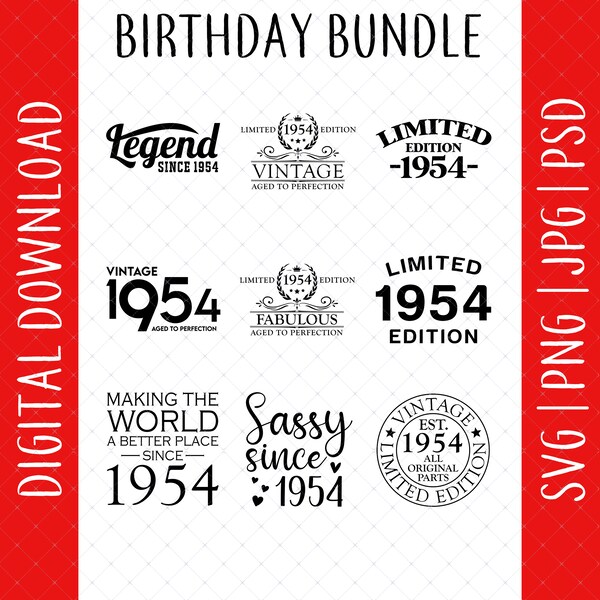 Birthday Svg for Men - Etsy