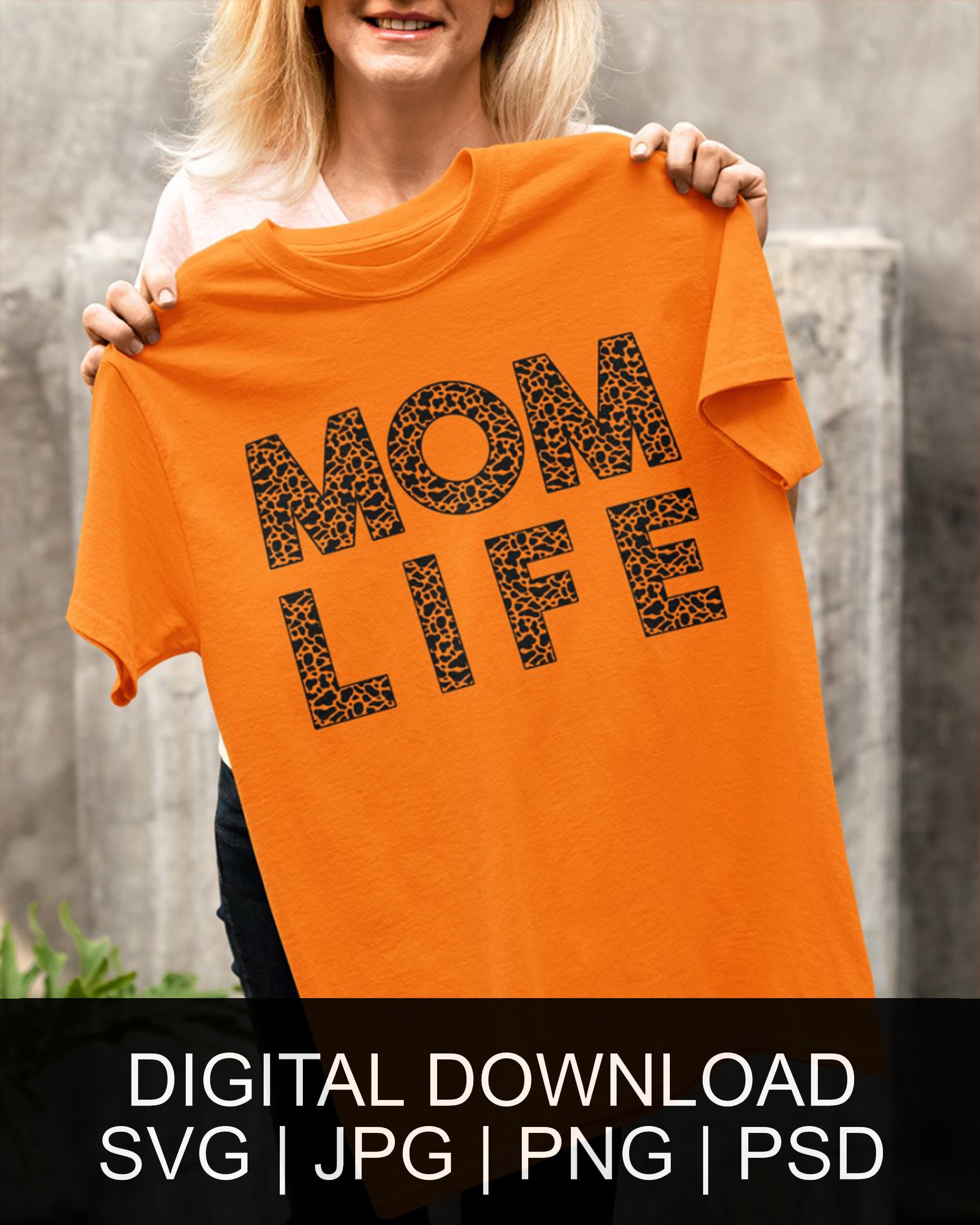 Mom Life Digital Download Mom Life Svg Momlife svg Leopard | Etsy