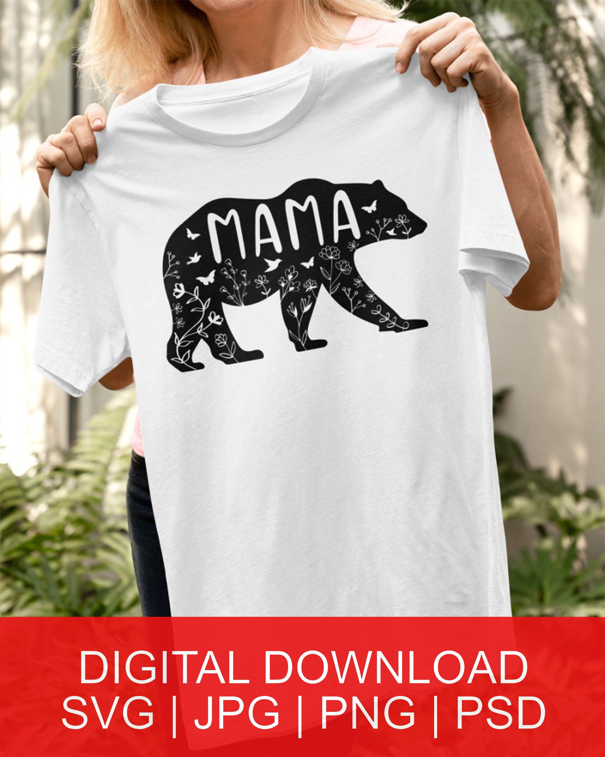 Mama Bear Digital Download Mama Bear Svg Mama Svg Mom Svg | Etsy