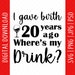 2003 20th Birthday Counting Funny Digital Download 20th Birthday Svg ...