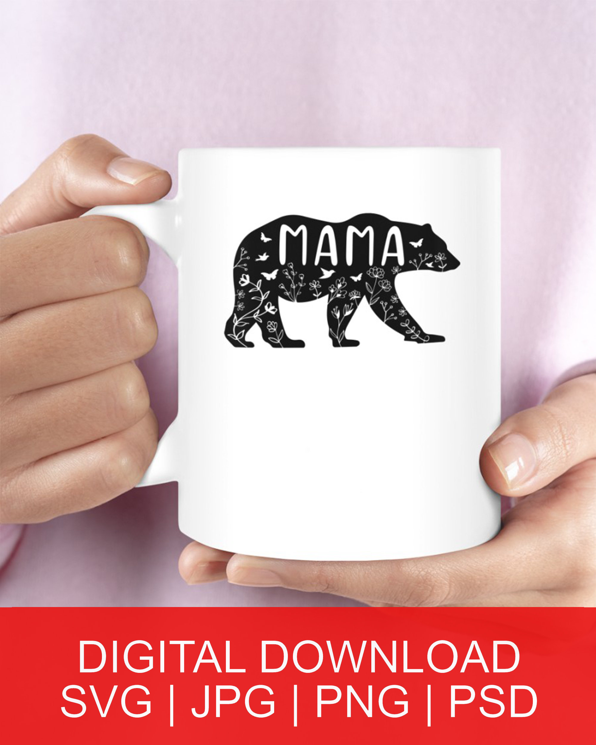 Mama Bear Digital Download Mama Bear Svg Mama Svg Mom Svg | Etsy