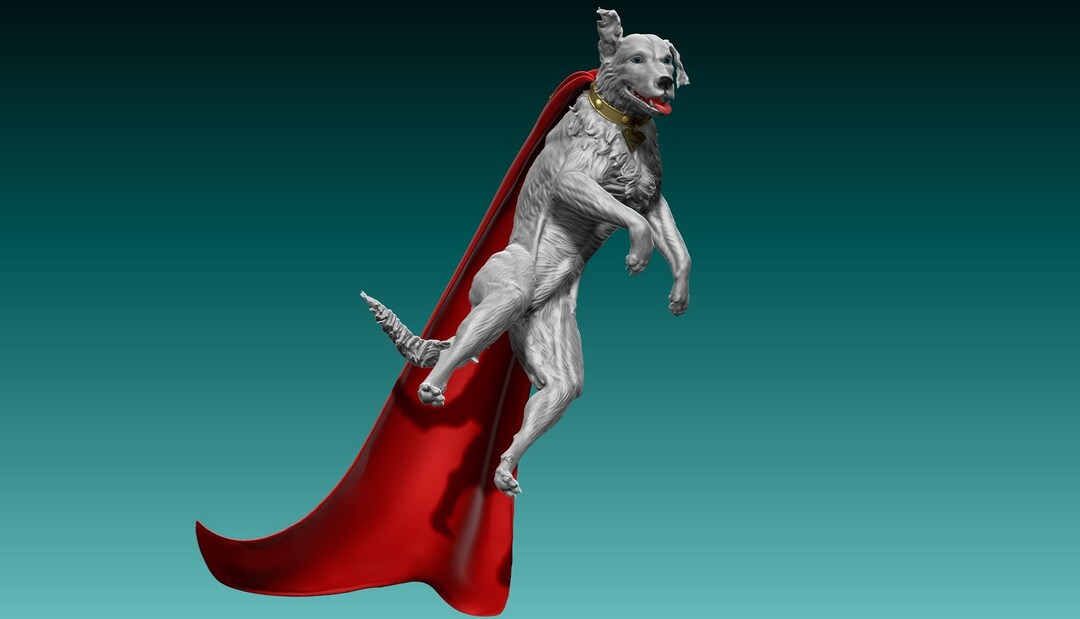The Super Dog (exclusive) - High Quality 3D Print - Fanart (un-painted ...