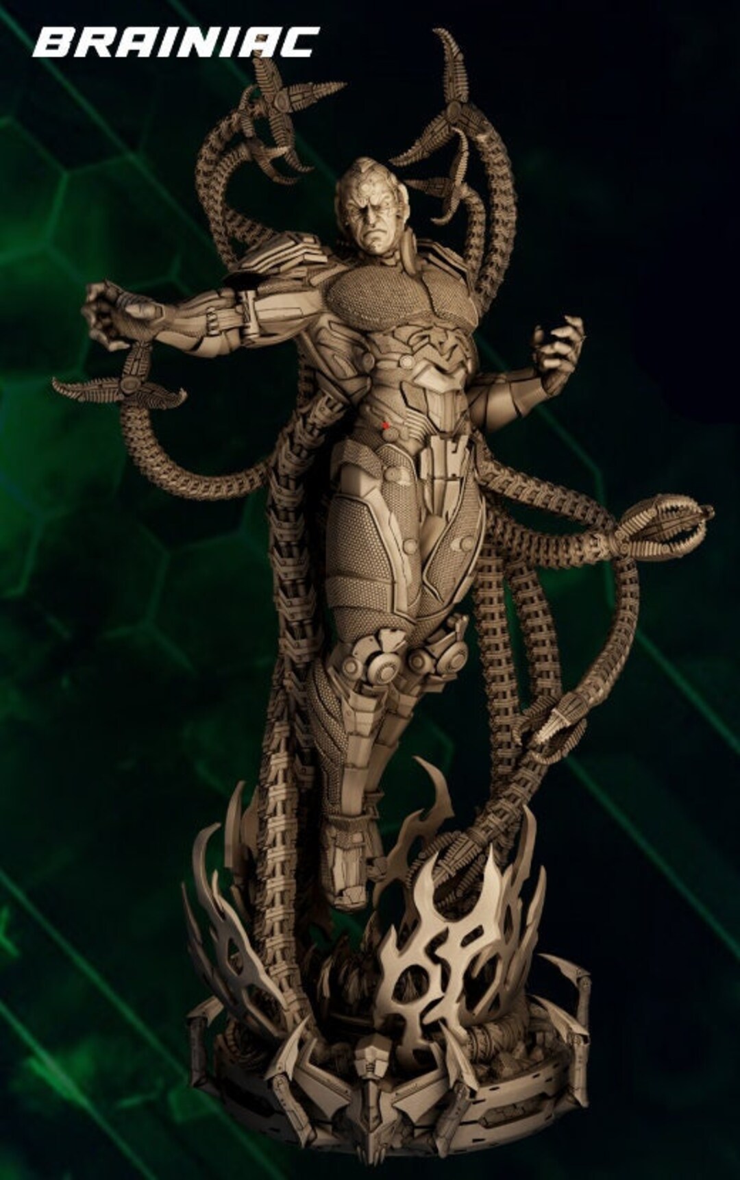 The Super-intelligent Alien - High Quality 3D Printed Statue - Fanart ...