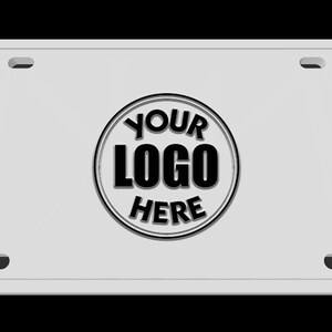 Custom 3D Printed License Plate - Your Logo Here - Etsy