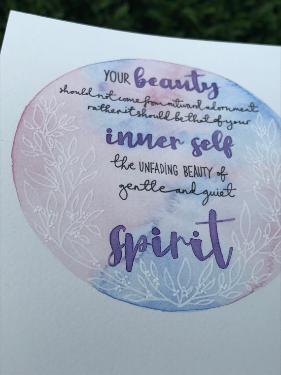 Inner Beauty Quotes Bible