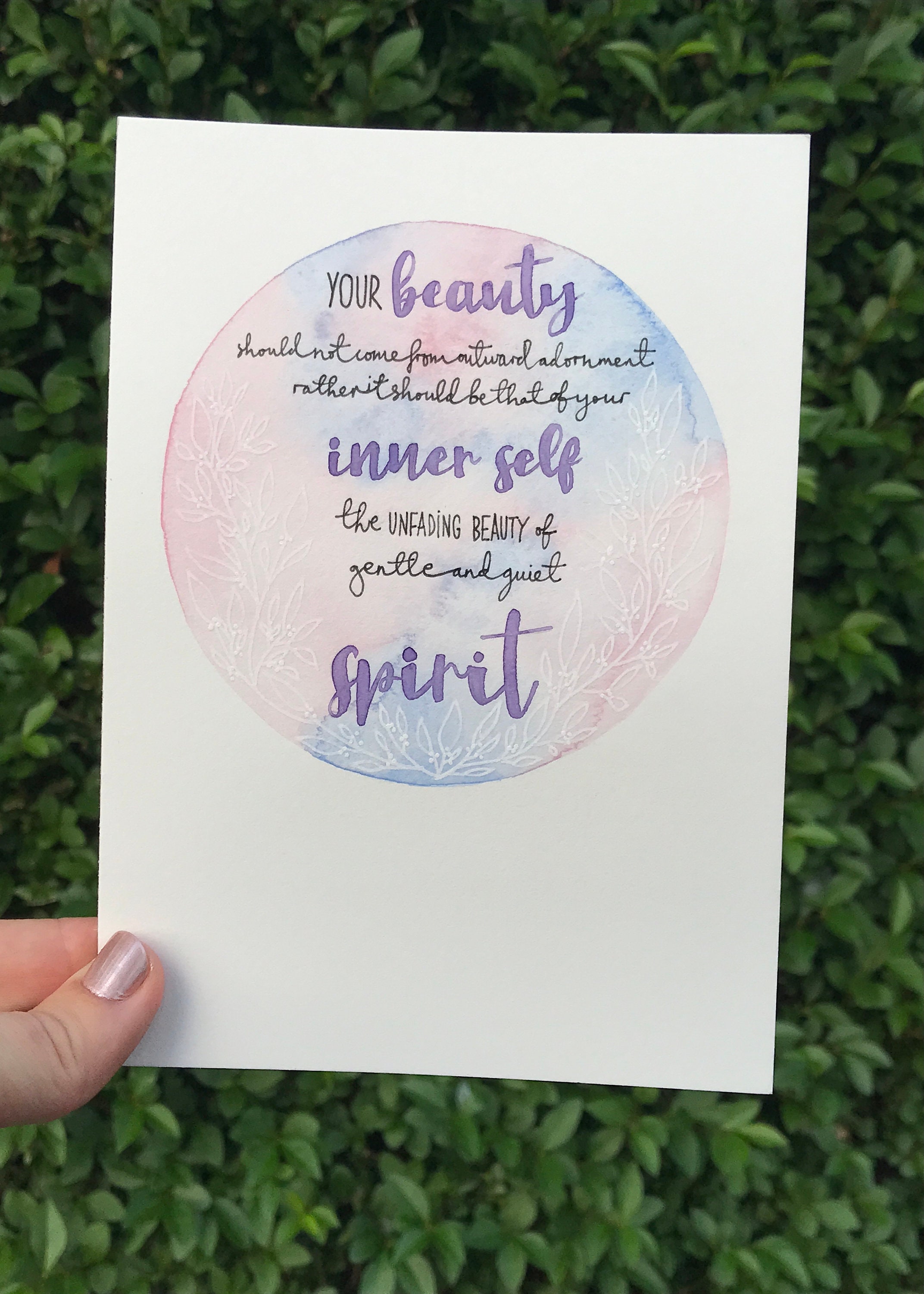 Inner Beauty Quotes Bible