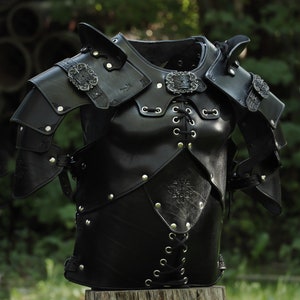 Rogue Leather Armor Chest Piece - LARP Costume. - Etsy