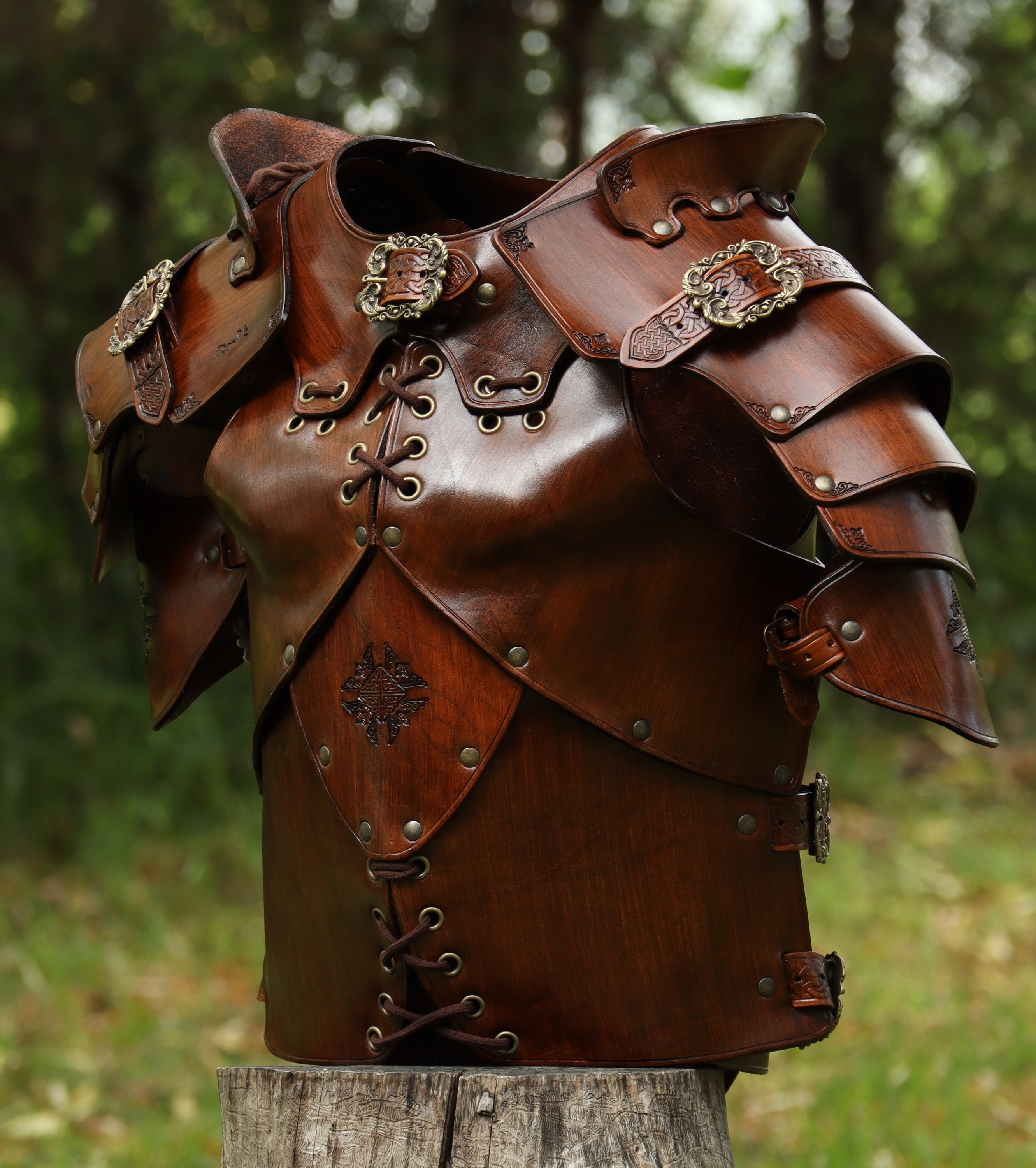 Rogue Leather Armor Chest Piece - LARP Costume. - Etsy