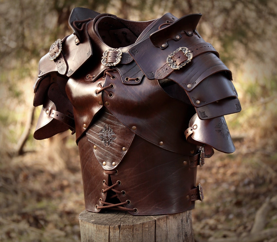 Rogue Leather Armor Chest Piece - LARP Costume. - Etsy
