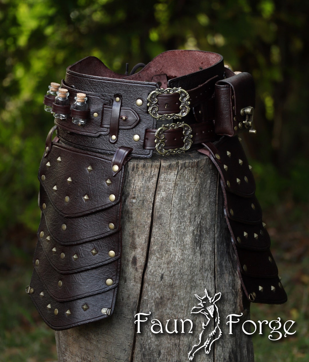 Tasset Belt - Larp Leather Armor - Hero Belt - Etsy