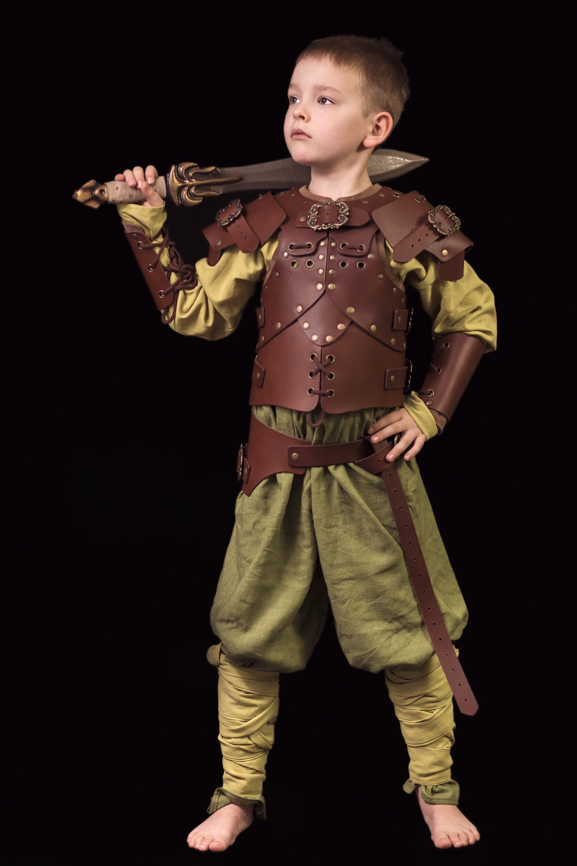 Kid Armor Chibi Rogue Costume Little Warrior - Etsy