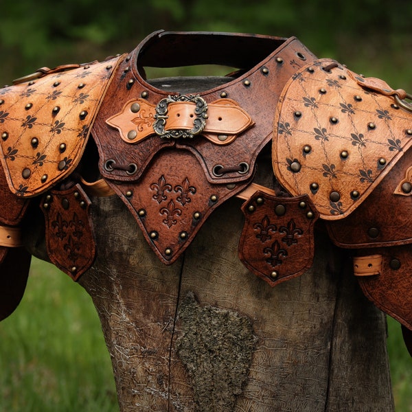 Leather Gorget - Etsy