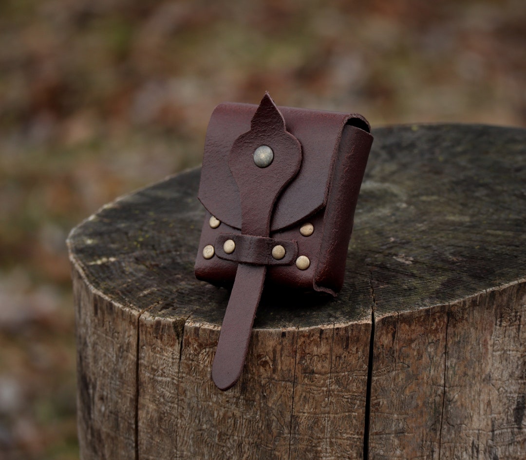 Small Purse Duo - Leather Larp Pouch - Etsy