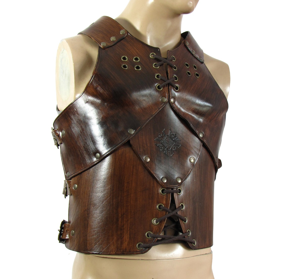 Rogue Leather Armor Chest Piece LARP Costume. - Etsy