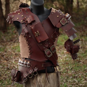 Witcher Young Warrior Armored - Leather Larp Chestplate Costume. With ...