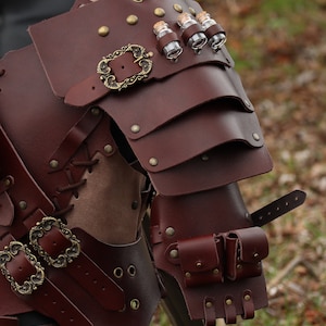 Witcher Young Warrior Armored Leather Larp Chestplate Costume. With ...
