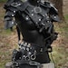 Costume Leather Set Larp Ranger, Pauldrons Gorget Bandolier Bracers ...