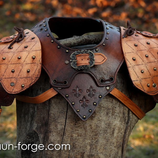 Leather Gorget - Etsy