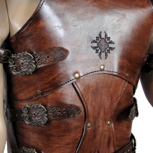 Rogue Leather Armor Chest Piece LARP Costume. | Etsy