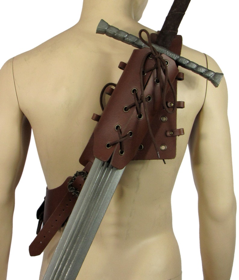 Backscabbard Sword Holder/sheath Set With Cell Purse | Etsy