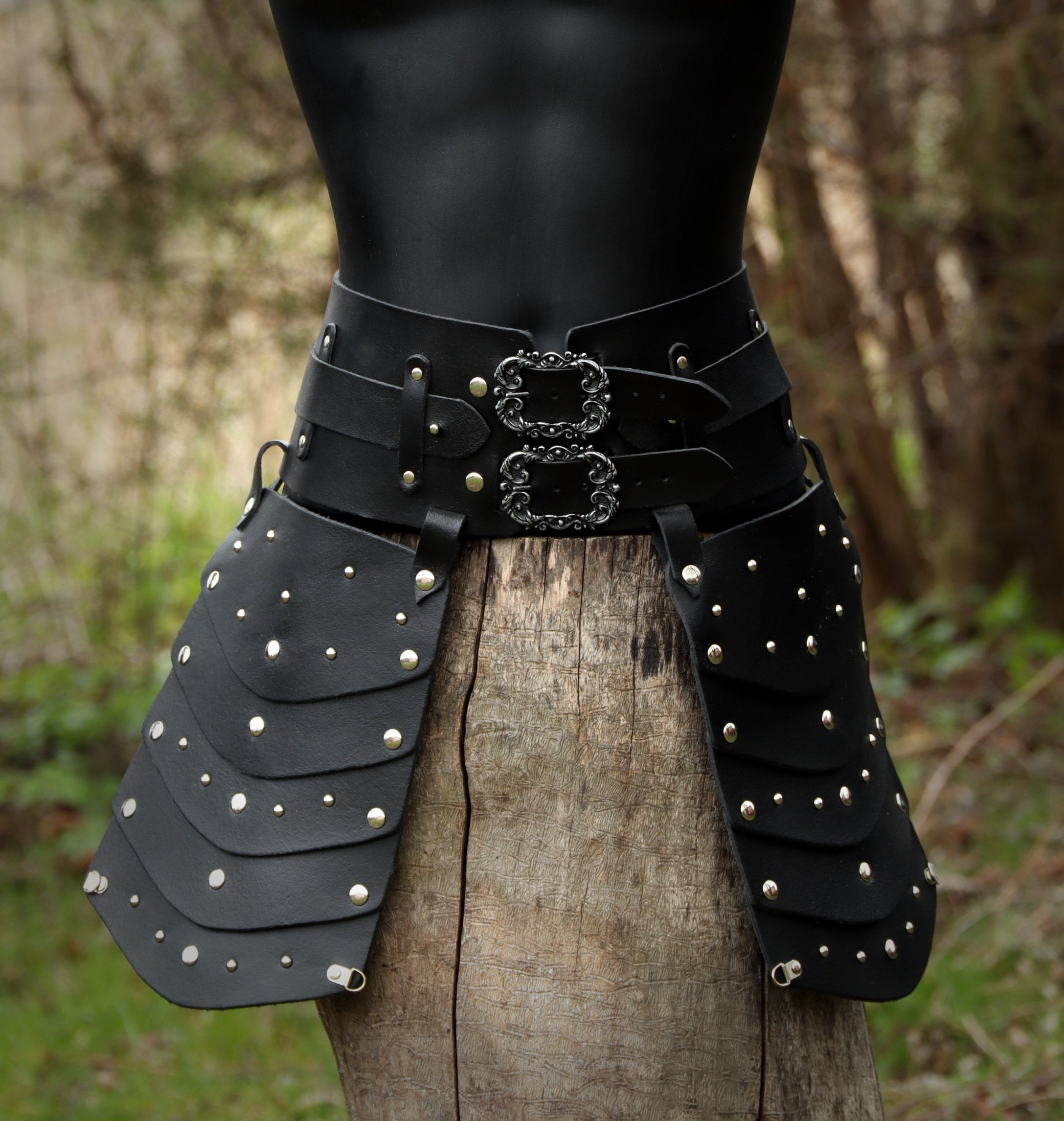 Young Witcher Tasset Belt - Larp Leather Armor - Hero Belt - Etsy